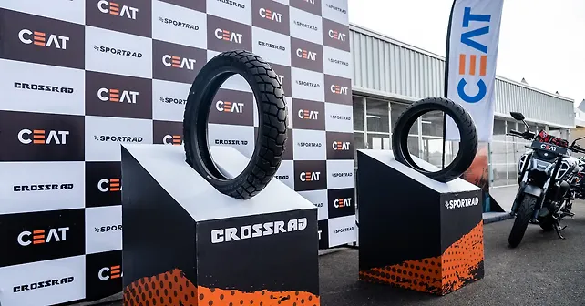 CEAT launches Sportrad, Crossrad tyres; starts from Rs 4300 - BikeWale