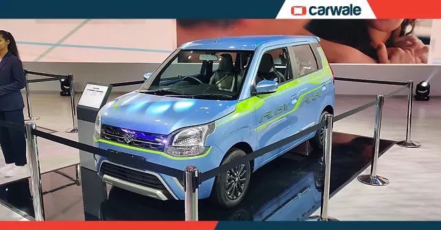 Maruti Wagon R Flex Fuel showcased at Bharat Mobility Expo - CarWale