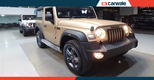 Mahindra Thar Earth Edition reaches local dealerships - CarWale