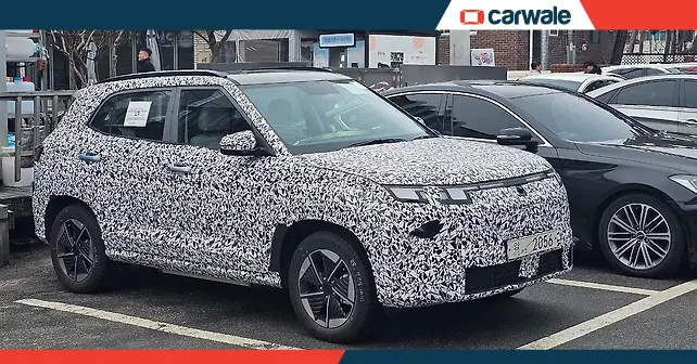 Hyundai Creta EV spied testing in Korea - CarWale