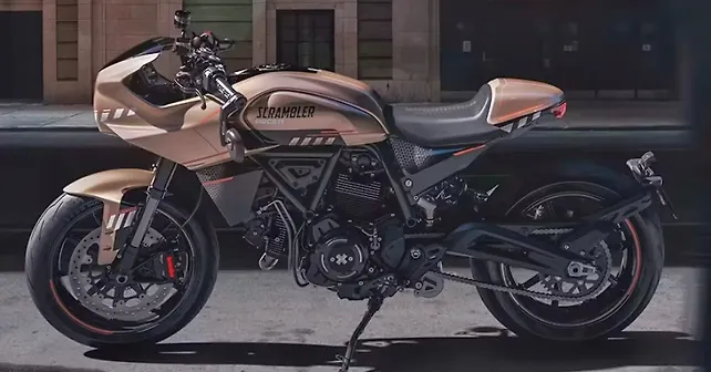 Ducati Scrambler cafe racer concept showcased in UK - BikeWale