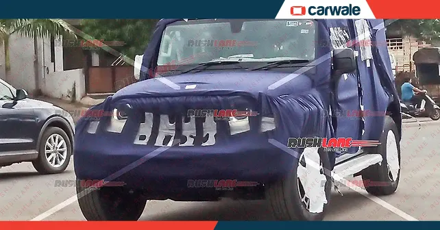 Production-ready Mahindra Thar five-door spotted in multiple colours ...