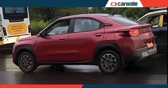 Citroen Basalt coupe SUV spied in new colour - CarWale