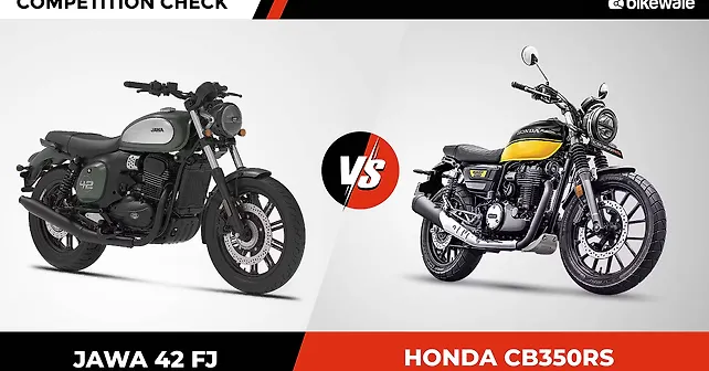 Jawa 42 FJ vs Honda CB350RS – Competition Check - BikeWale
