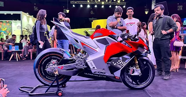 Ultraviolette F99 unveiled in India - BikeWale