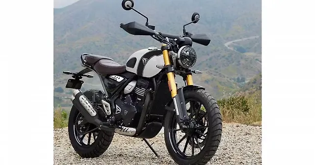 Triumph Scrambler 400X updated with new colour - BikeWale