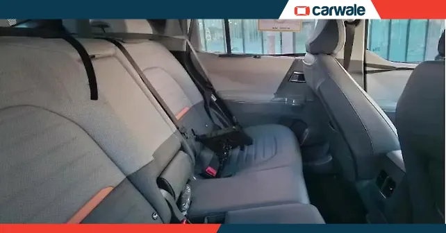Kia Clavis rear seat spied - CarWale