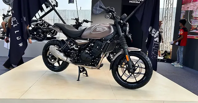 Royal Enfield Guerrilla 450 unveiled in new colour at Motoverse - BikeWale