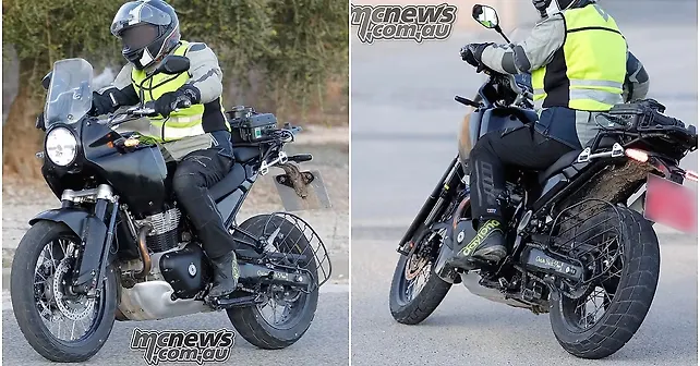 Royal Enfield Himalayan 750 spied- Three key highlights spotted - BikeWale