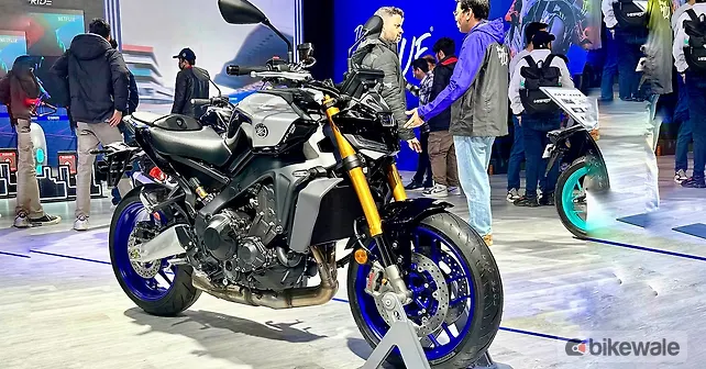 New Yamaha MT-09 showcased at Bharat Mobility Expo 2025 - BikeWale