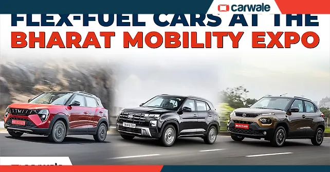 Flex fuel makes star debut at 2025 Bharat Mobility Expo - CarWale