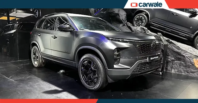 Tata Safari Stealth Edition launched in India at Rs. 25.29 lakh - CarWale