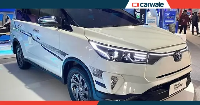 Toyota Innova Crysta EV revealed in updated guise - CarWale