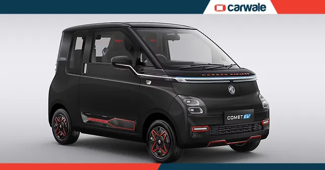 MG Comet EV Blackstorm launched at Rs. 7.8 lakh! - CarWale