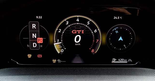 Volkswagen Golf GTI Instrument Cluster - CarWale