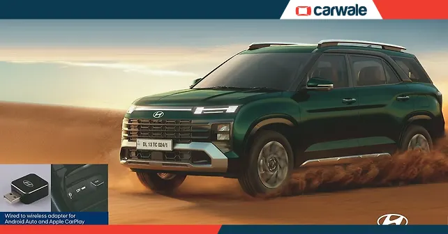 Hyundai Alcazar Updated with Wireless Smartphone Connectivity - CarWale