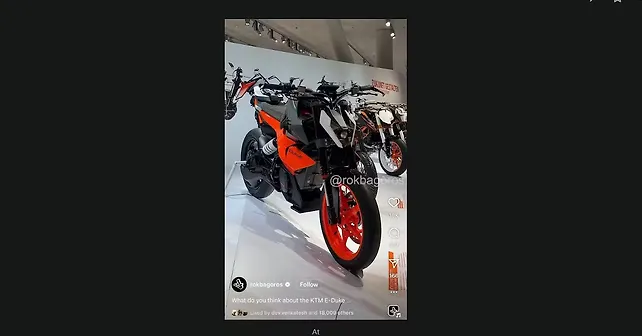 KTM Electric Duke Spotted for the First Time - BikeWale