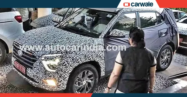 Next-gen Hyundai Creta spotted with panoramic sunroof - CarWale