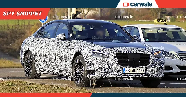 Next-gen Mercedes-Benz S-Class partly sheds camouflage; reveals new ...