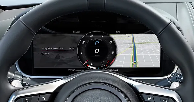 Jaguar F-Type Instrument Cluster - CarWale