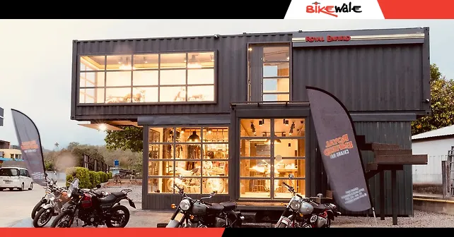 Royal Enfield inaugurates movable showroom in Thailand - BikeWale