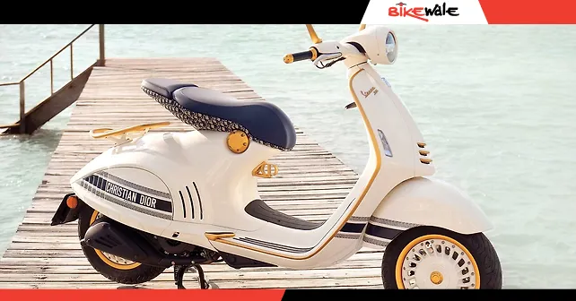 Limited-edition Vespa 946 Christian Dior revealed - BikeWale