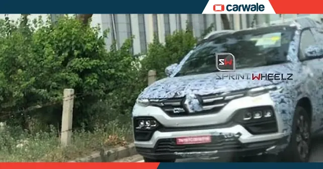 Renault Kiger continues testing; front design leaked - CarWale