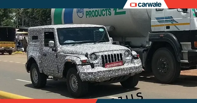 New Mahindra Thar hardtop variant continues testing as launch nears ...