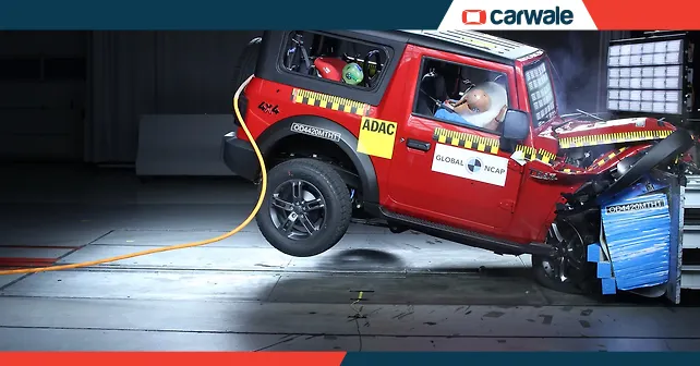 New Mahindra Thar scores four-star rating in GNCAP crash test - CarWale