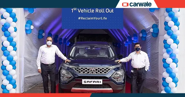 Tata Safari first unit rolls out from Pune plant - CarWale