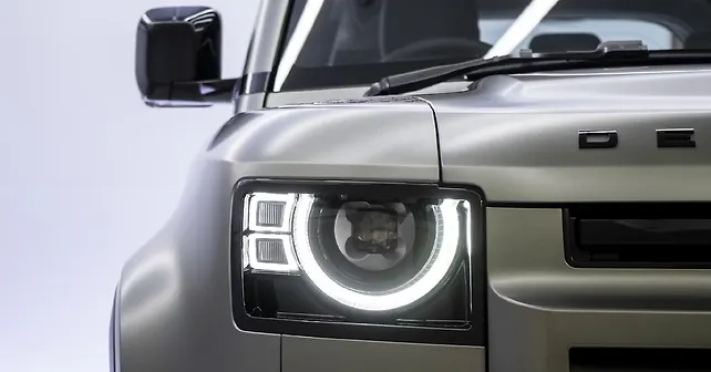 Land Rover Defender Head Light And Tail Lights - CarWale