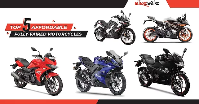 Top 5 affordable fully-faired motorcycles - BikeWale