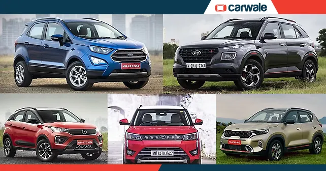 Top 5 powerful petrol compact SUVs in India - CarWale