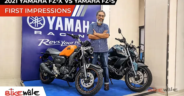 2021 Yamaha FZ-X vs Yamaha FZ-S Comparison - First Impressions Video ...
