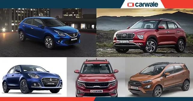 Top-five model export from India in Q1 of FY’2021-22 - CarWale