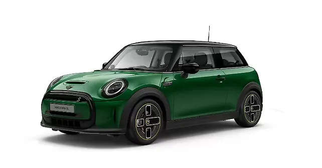 Mini Cooper SE British Racing Green IV Metallic Colour - CarWale