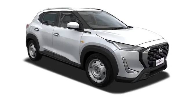 Nissan Magnite Blade Silver with Onyx black roof Colour - CarWale