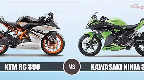 KTM RC390 vs Kawasaki Ninja 300 - BikeWale