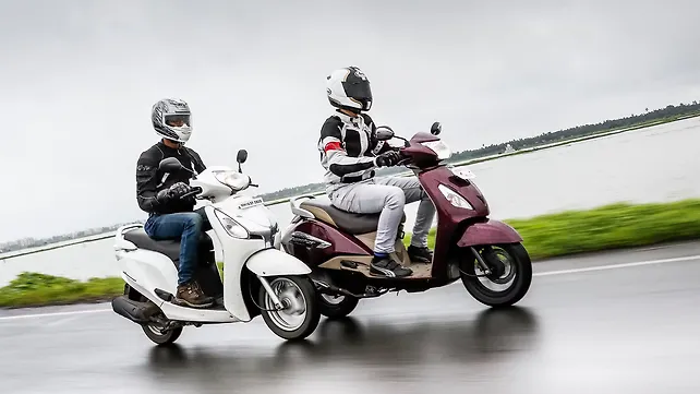 TVS Jupiter MillionR vs Honda Aviator: Comparison Review - BikeWale