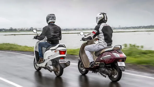 TVS Jupiter MillionR vs Honda Aviator: Comparison Review - BikeWale