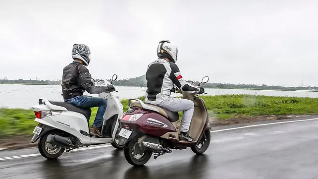 TVS Jupiter MillionR vs Honda Aviator: Comparison Review - BikeWale