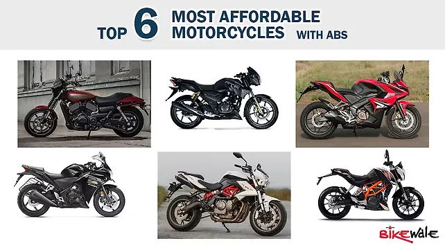 Top 6 most affordable motorcycles with ABS - BikeWale
