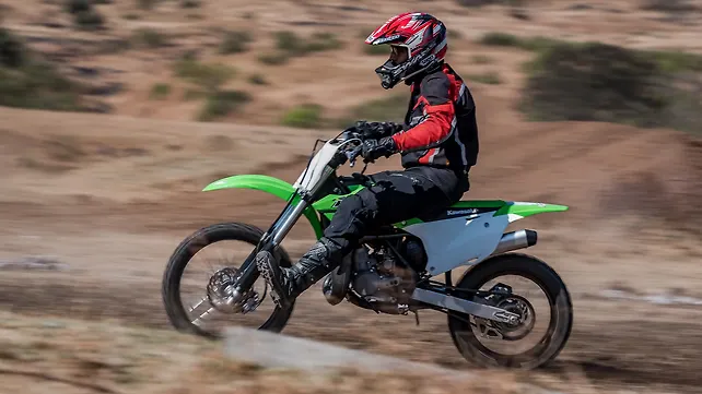 Kawasaki KX100 First Ride Review - BikeWale