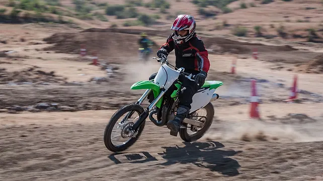 Kawasaki KX100 First Ride Review - BikeWale