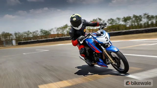 BikeWale Track Day 2019: TVS Apache RTR 200 Race Bike - BikeWale