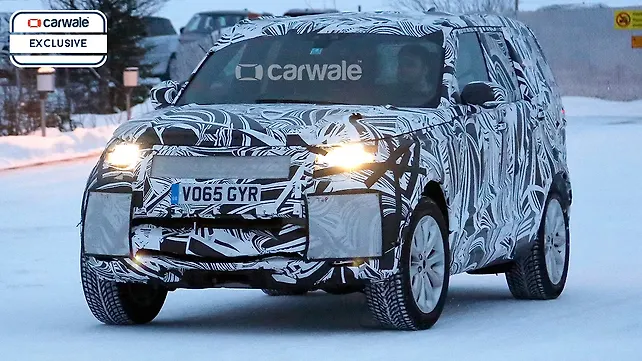 Next-gen Land Rover Discovery spotted testing - CarWale