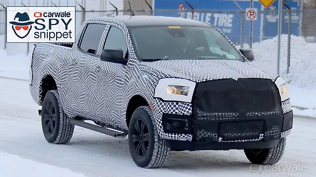 Next generation Ford Ranger XLT spotted - CarWale