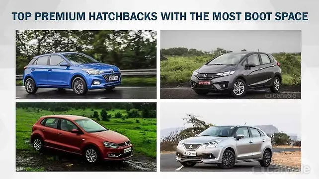 Top premium hatchbacks with the most boot space - CarWale