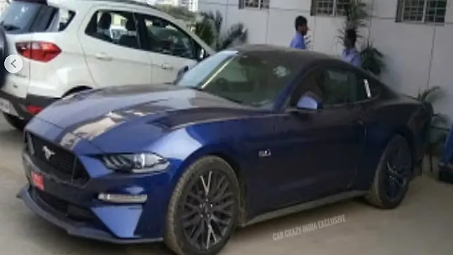 Ford Mustang facelift spotted on Indian soil once again - CarWale Ford Mustang facelift spotted on Indian soil once again - CarWale