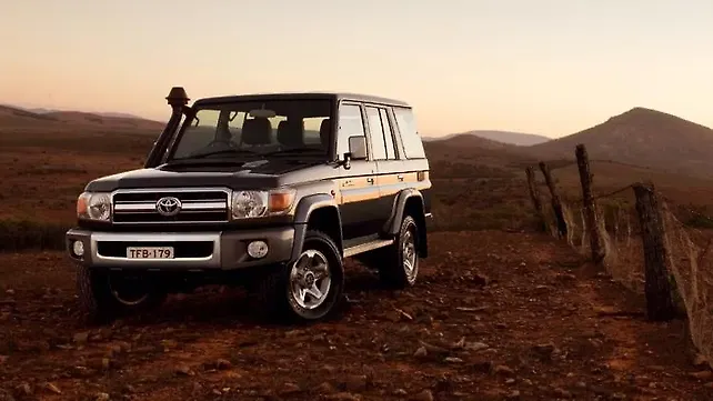 Toyota re-launches the Landcruiser J70 in Japan - CarWale